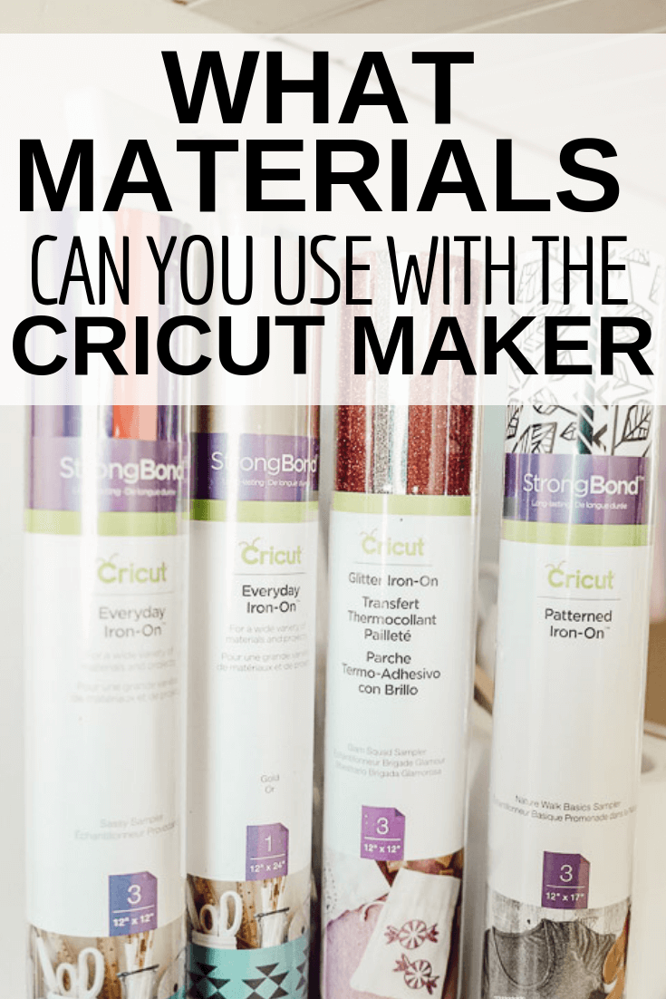 Complete List of Materials You Can Use with the Cricut Maker - Twelve ...