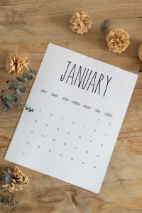 FREE Rae Dunn Inspired 2024 Printable Calendar - Twelve On Main